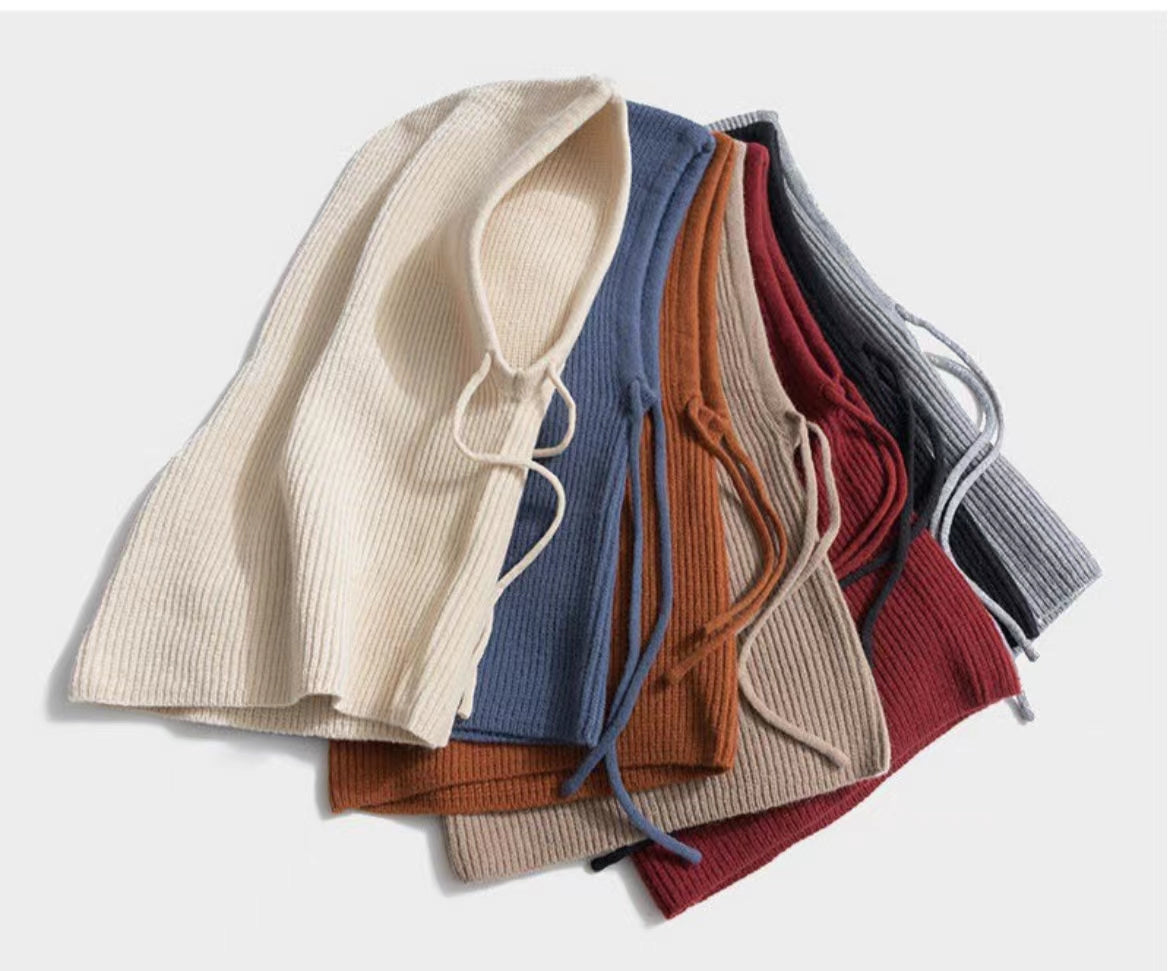 Balaclava Knitted hood Cashmere Blended Unisex New style knitted Hat n ...