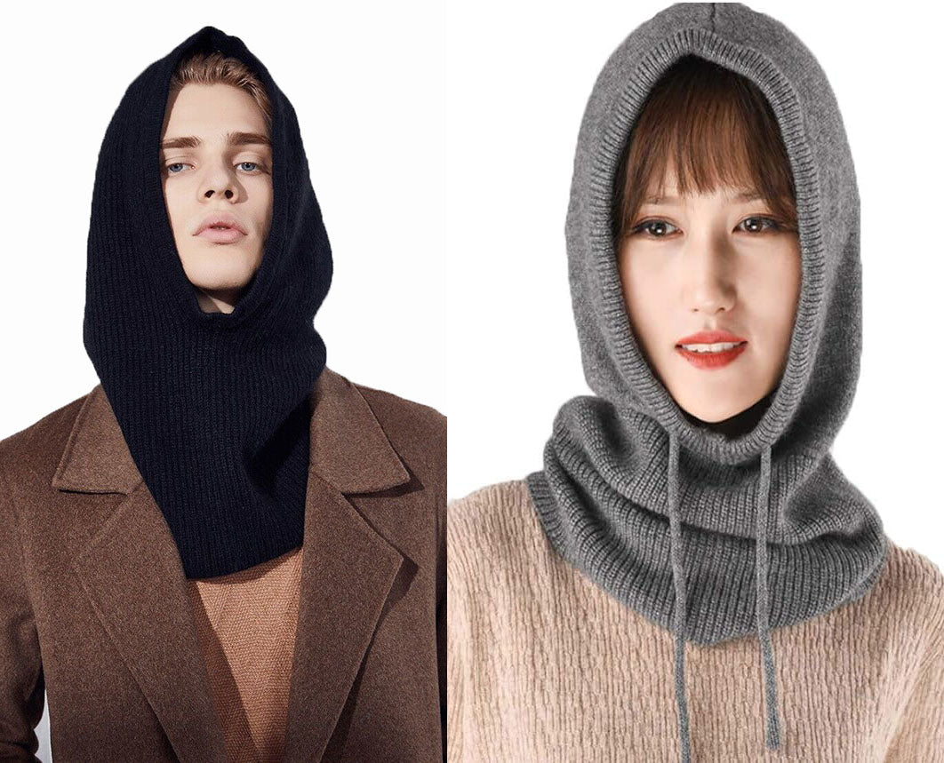 Balaclava Knitted hood Cashmere Blended Unisex New style knitted Hat n ...
