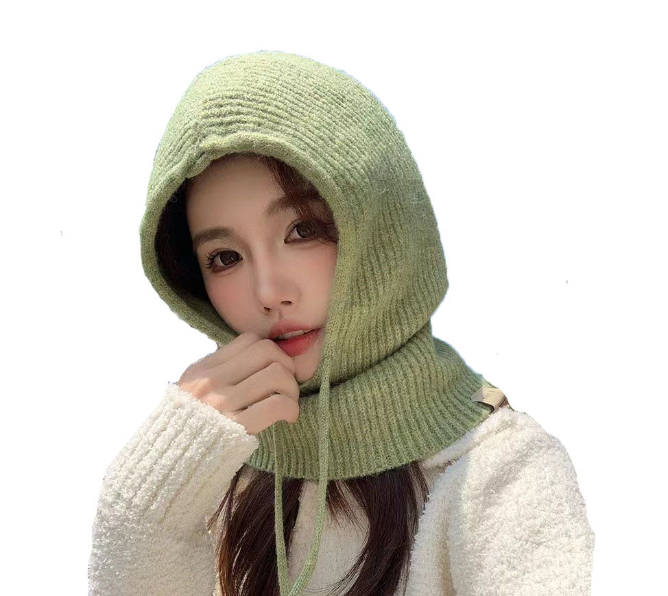 Balaclava Knitted hood Cashmere Blended Unisex New style knitted Hat n ...